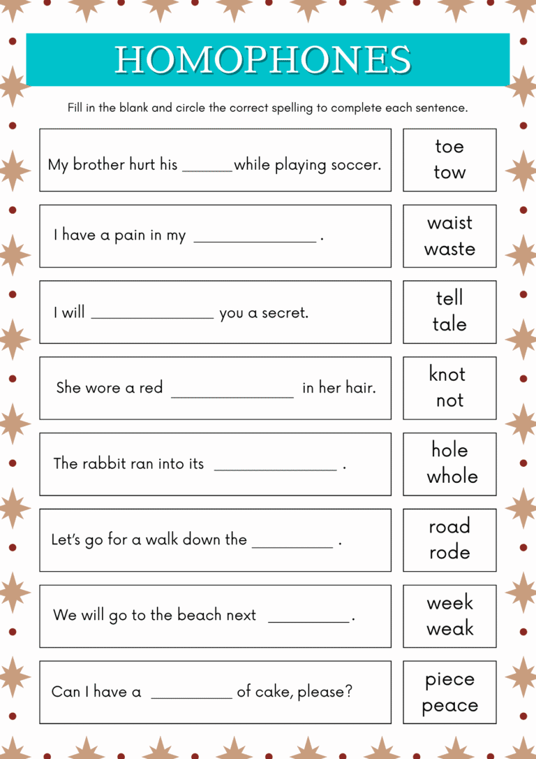 What Are Homophones? A Kid-Friendly Guide to Tricky Word Pairs ...