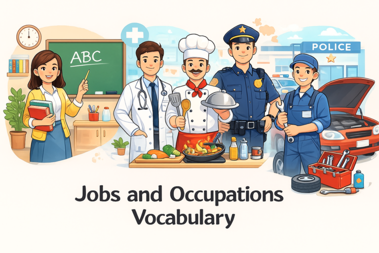 Jobs and Occupations Vocabulary - Animated Ideas