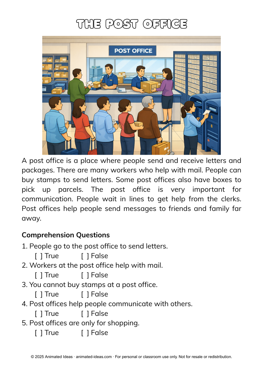 Reading Passages for Kids and Beginners - Animated Ideas