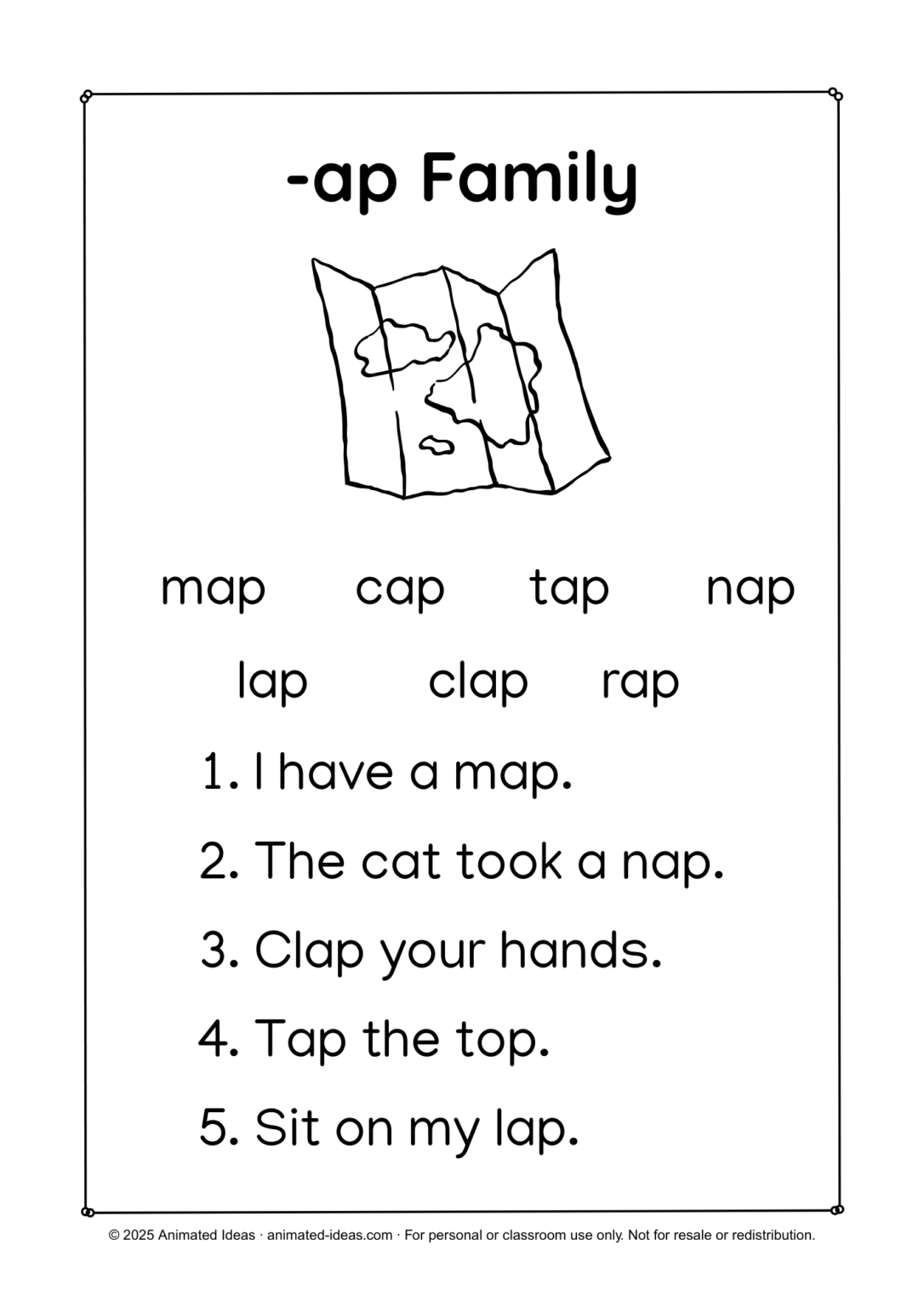 Word Family Reading Passages | -an, -ap, -ad, -ag, -am Words - Animated ...